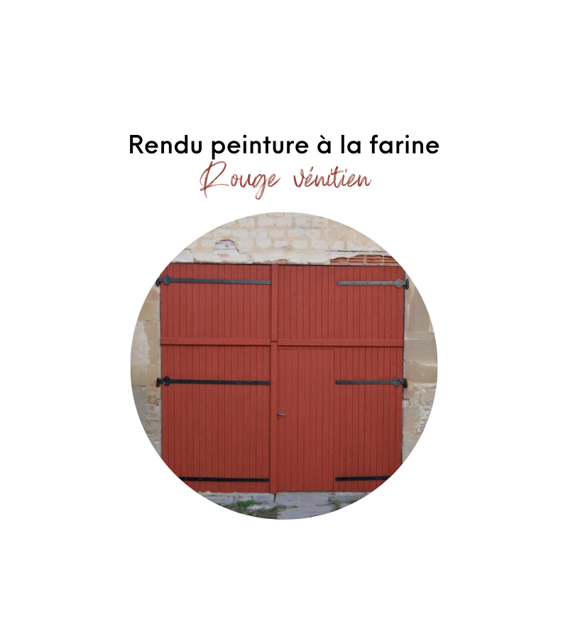 Rouge vénitien swedish paint (flour paint) kit - Ocres de France
